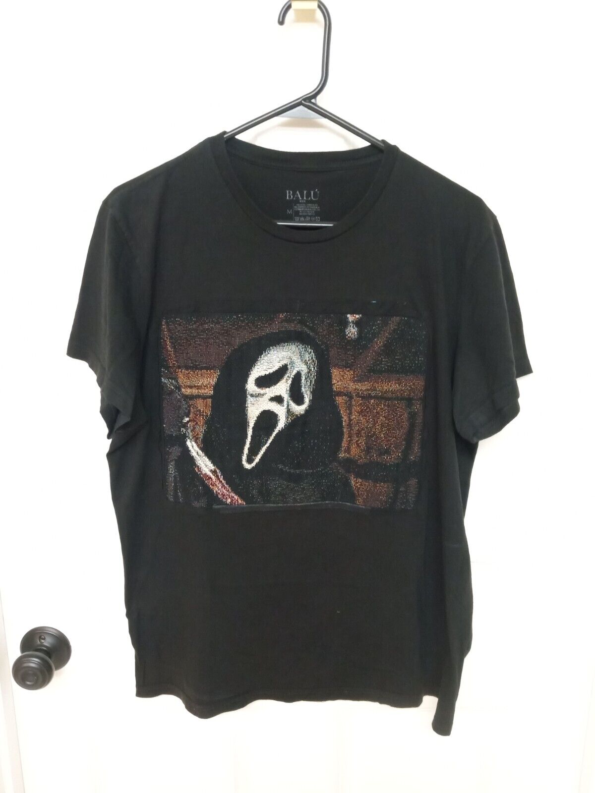 Scream Ghostface Upcycled Tapestry T-shirt Halloween Horror Scream ...